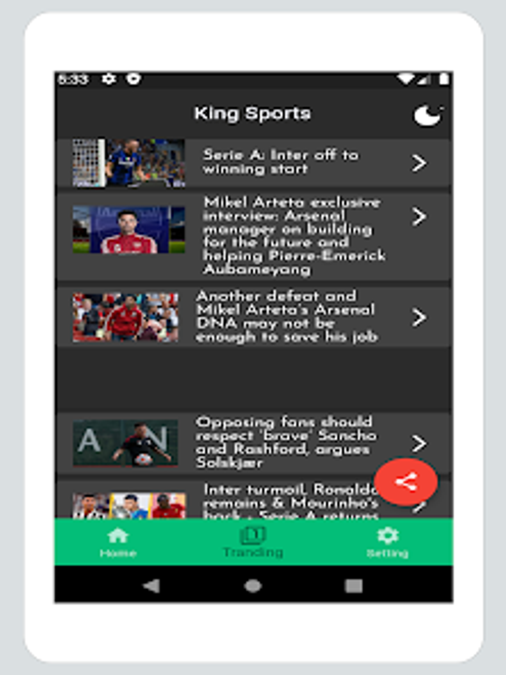 King Sports for Android - Download