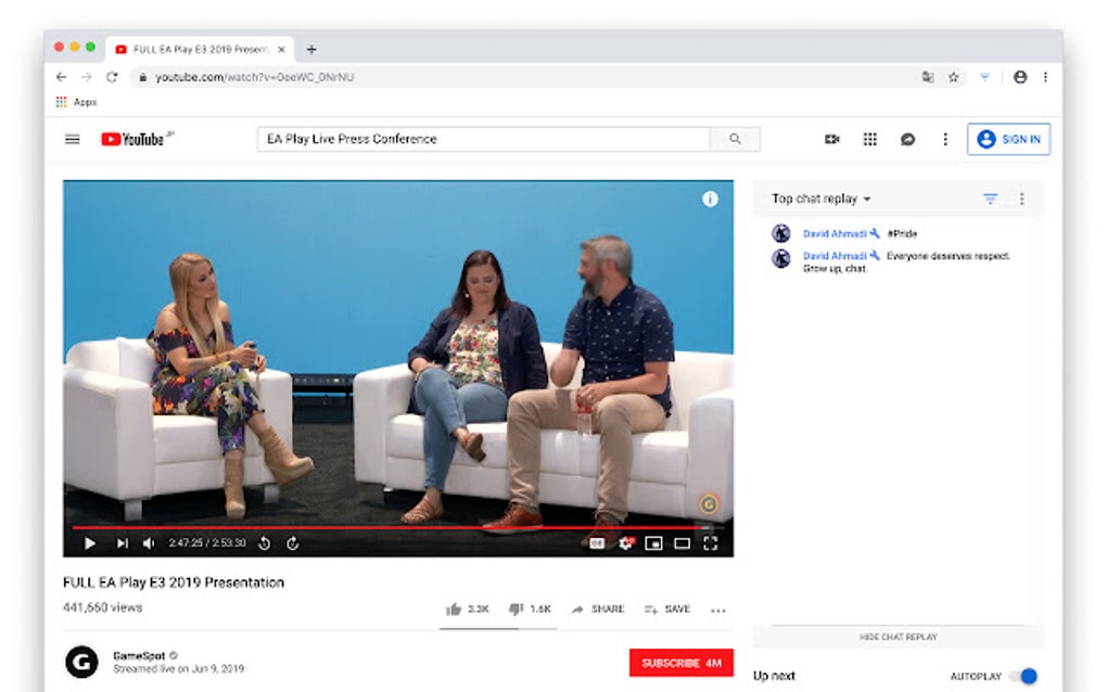 youtube-live-chat-selector para Google Chrome - Extensión Descargar
