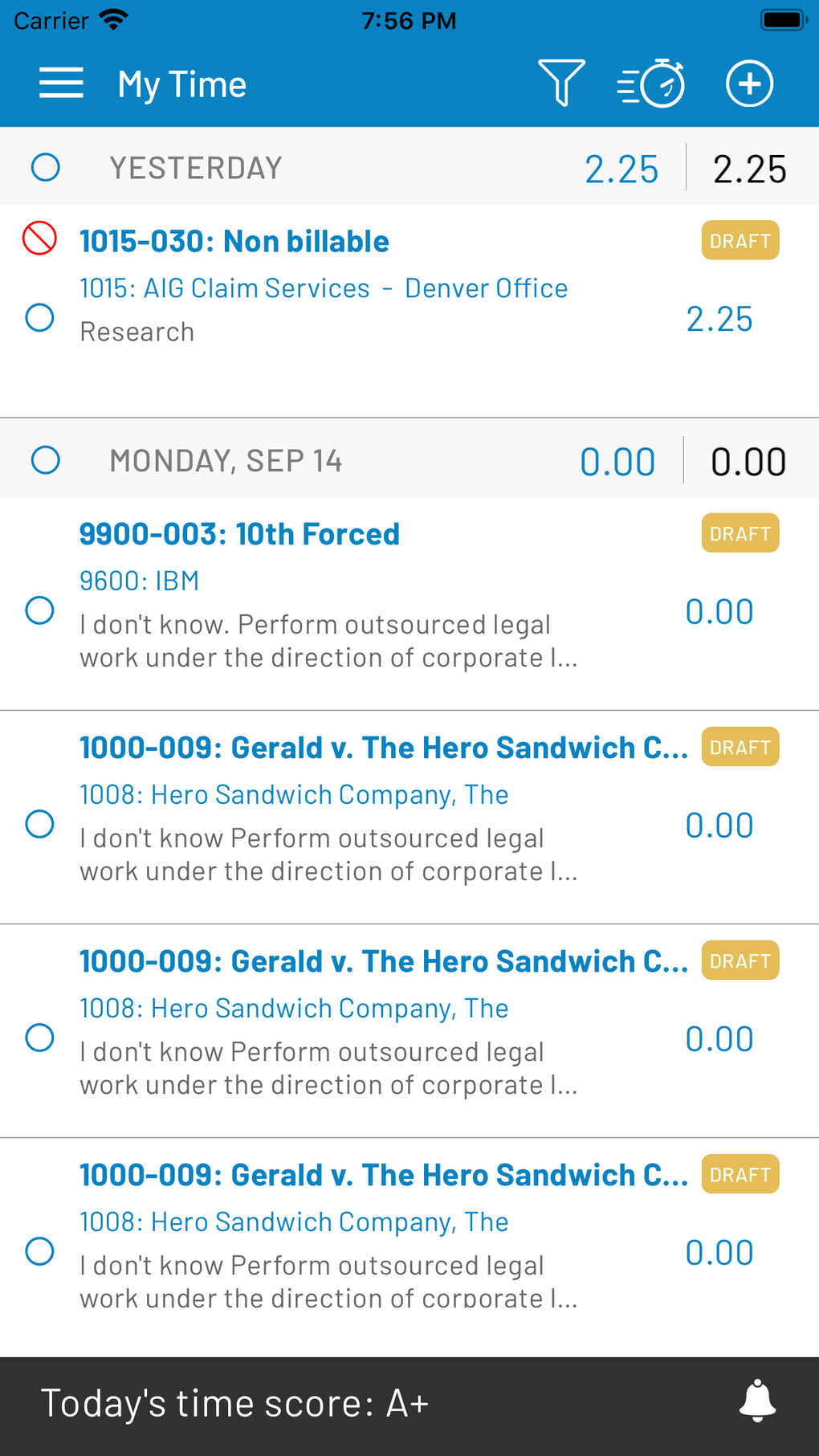 iPhone için iTimekeep - İndir