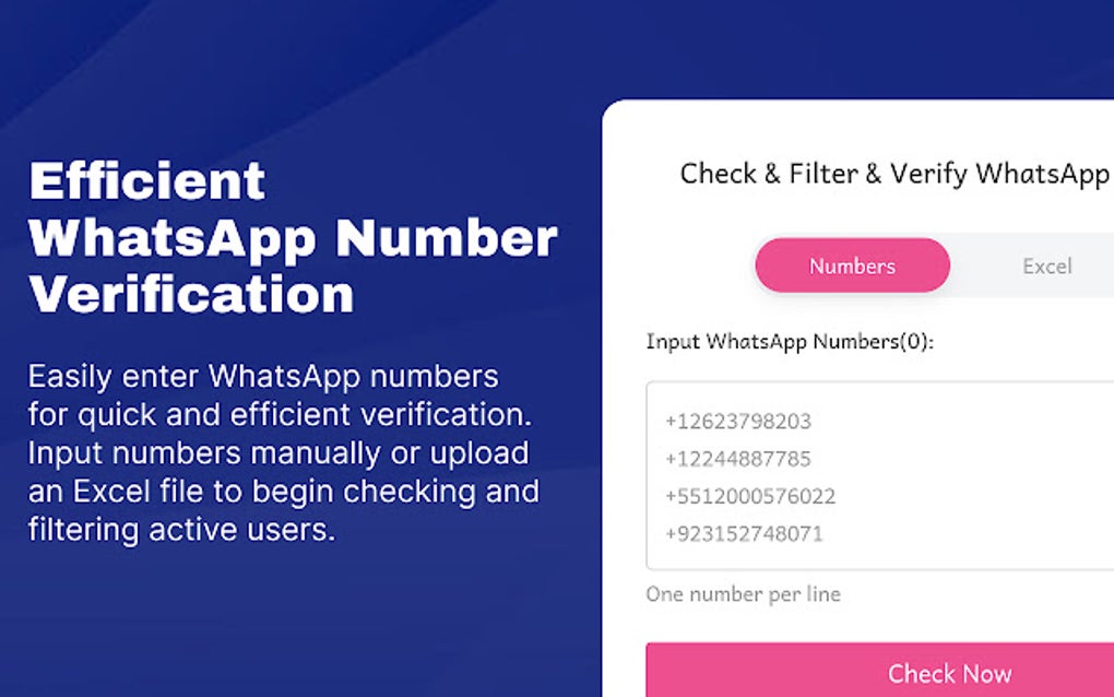 Bulk WA Number Checker & Validator & Search & lookup | WASBB.COM para ...