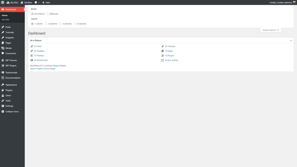 Dashboard Columns para WordPress - Descargar