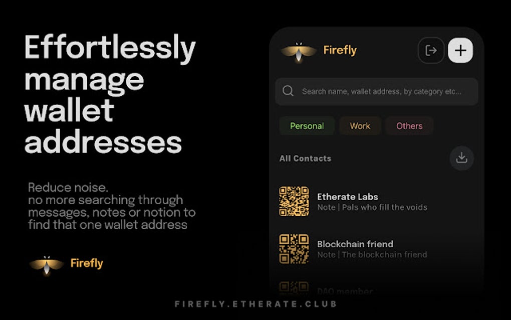 Firefly Walletbook: Save & Share Web3 Address para Google Chrome - Extensión Descargar