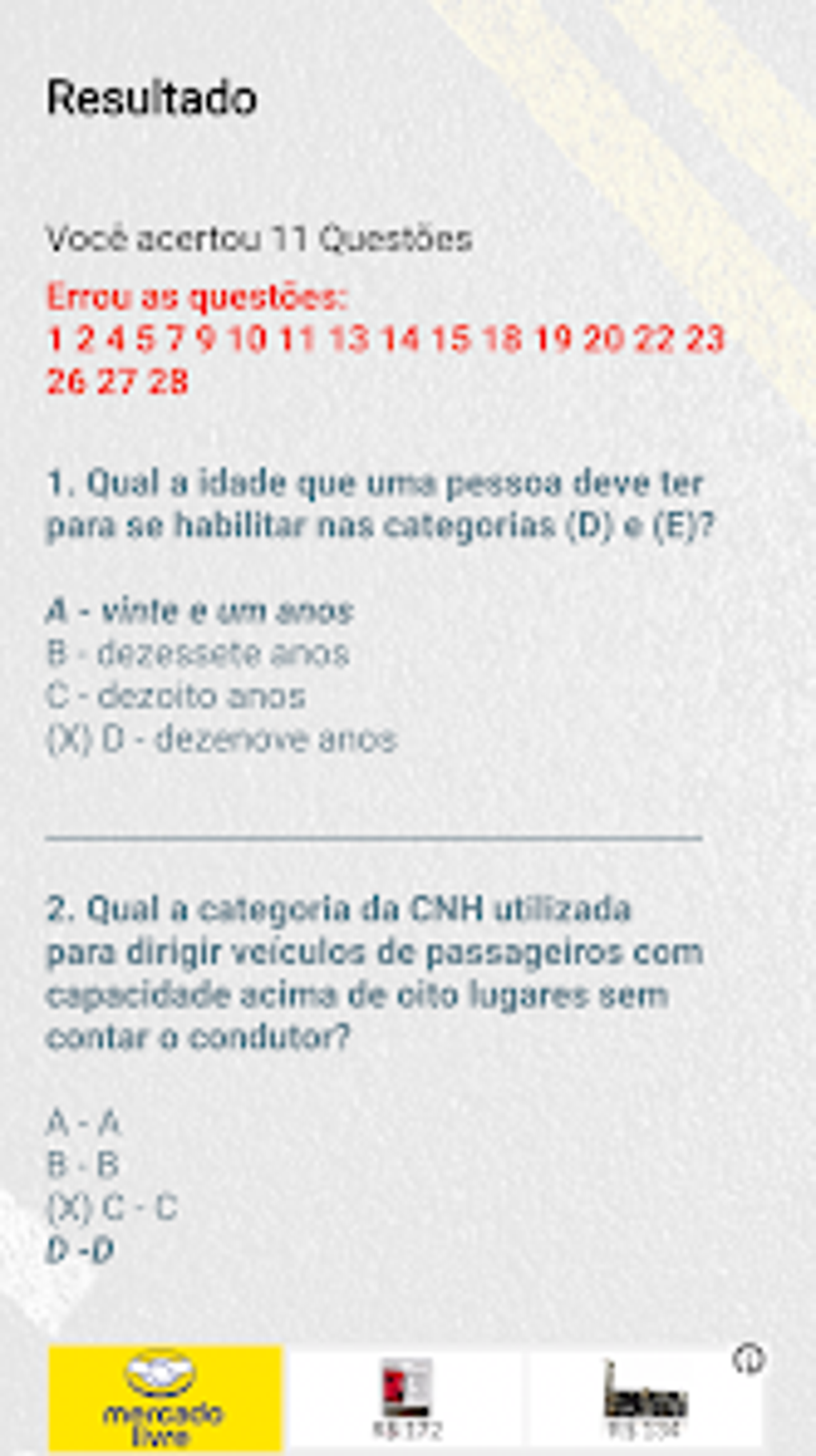 Android 용 Simulados DETRAN CNH - 2022. - 다운로드