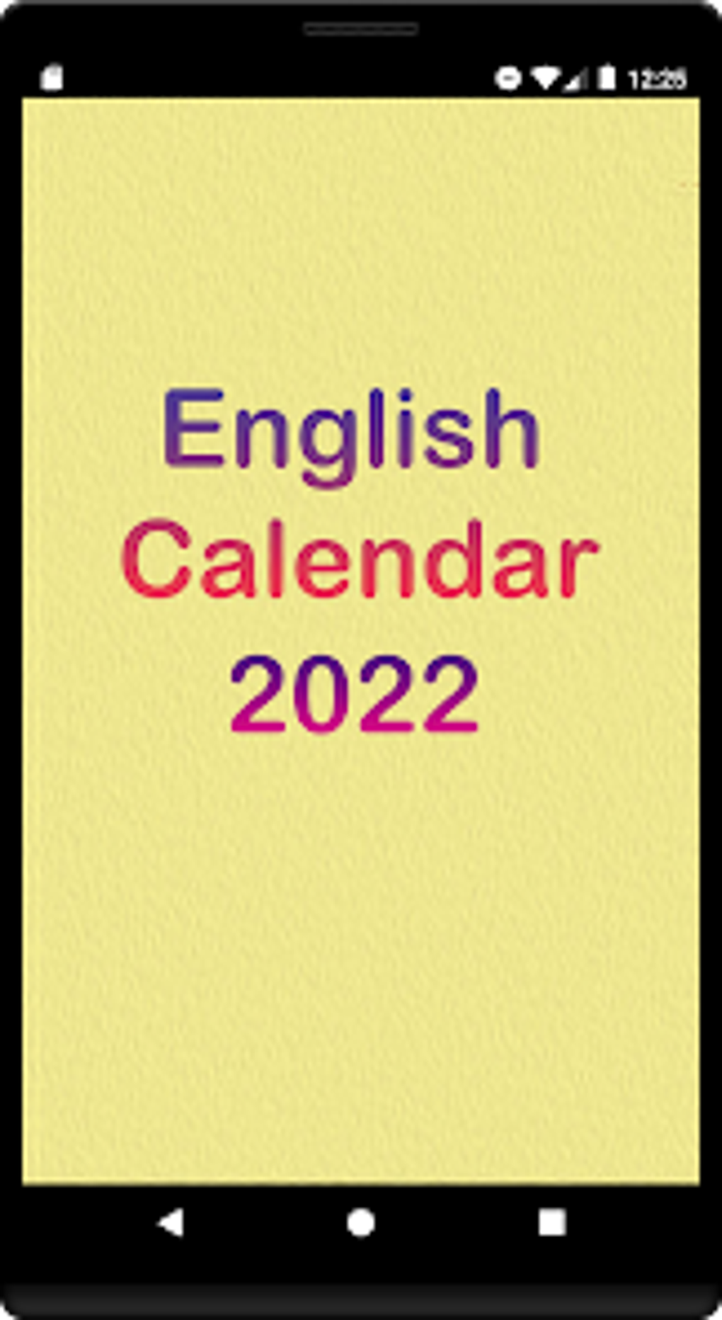 English Calendar 2022 cho Android - Tải về