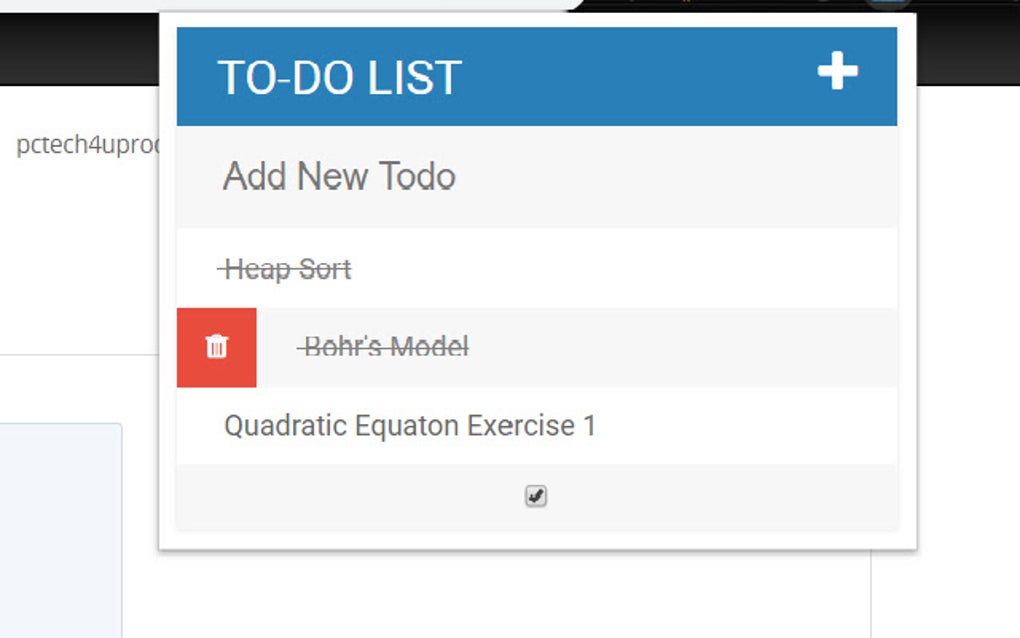 To Do List Google Chrome 용 - 확장 프로그램 다운로드
