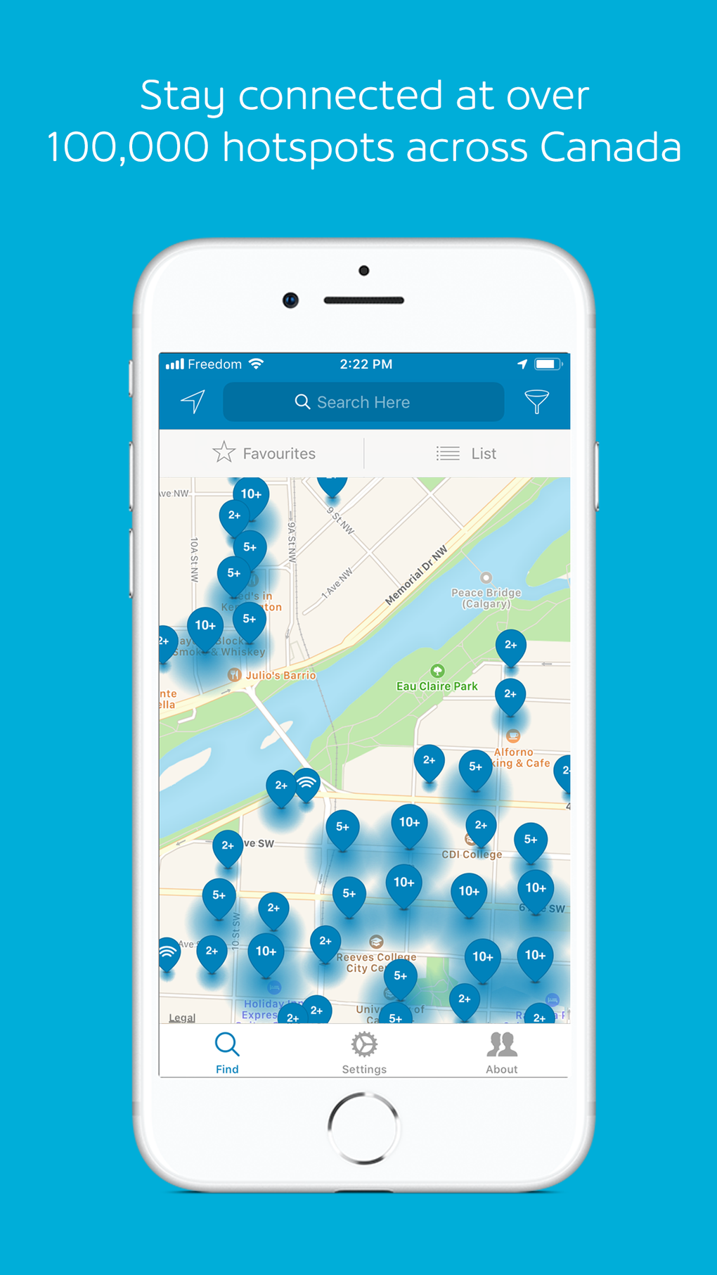 iPhone 용 Shaw Go WiFi Finder - 다운로드