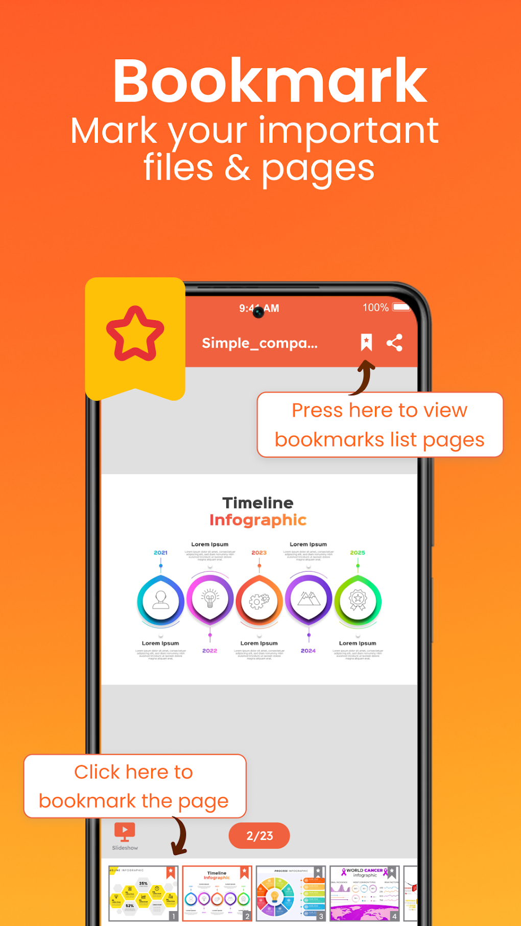 Powerpoint Reader: View Slide para Android - Descargar