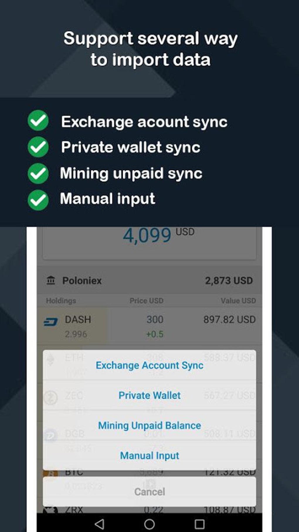 CryptoPort - Coin portfolio tracker APK for Android - Download