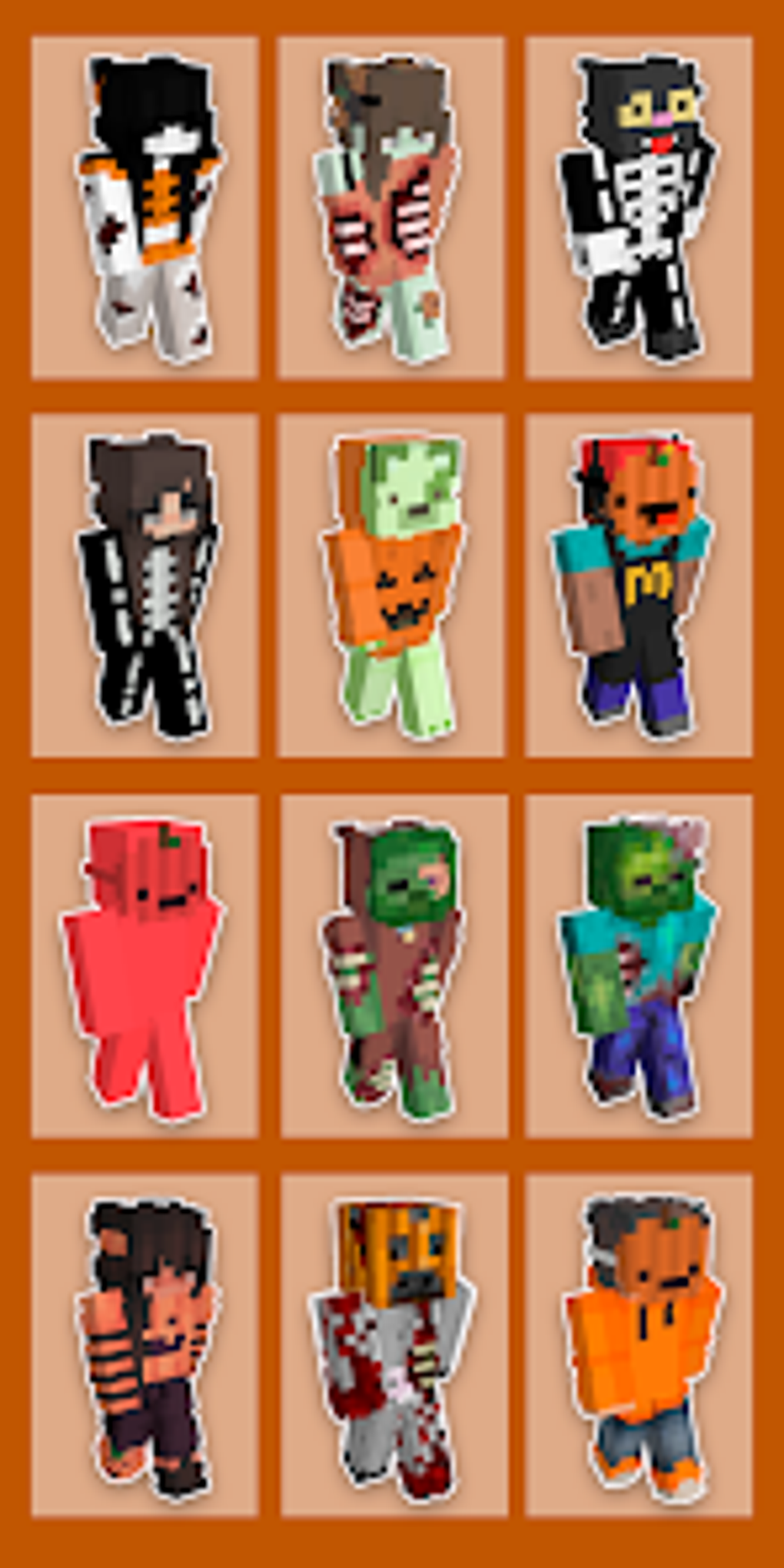 Halloween skins for minecraft pour Android - Télécharger