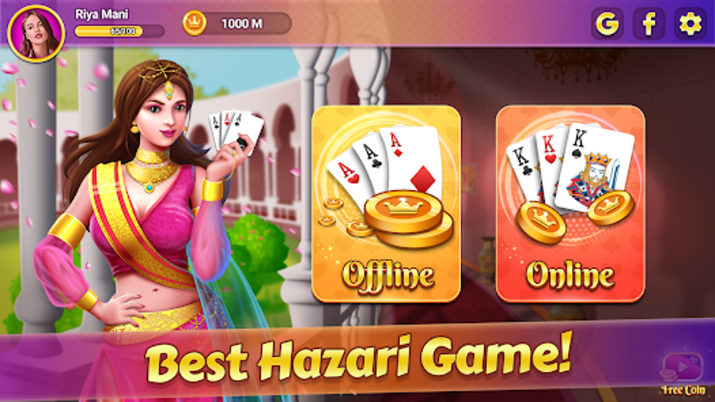 Hazari -1000 points card game para Android - Descargar