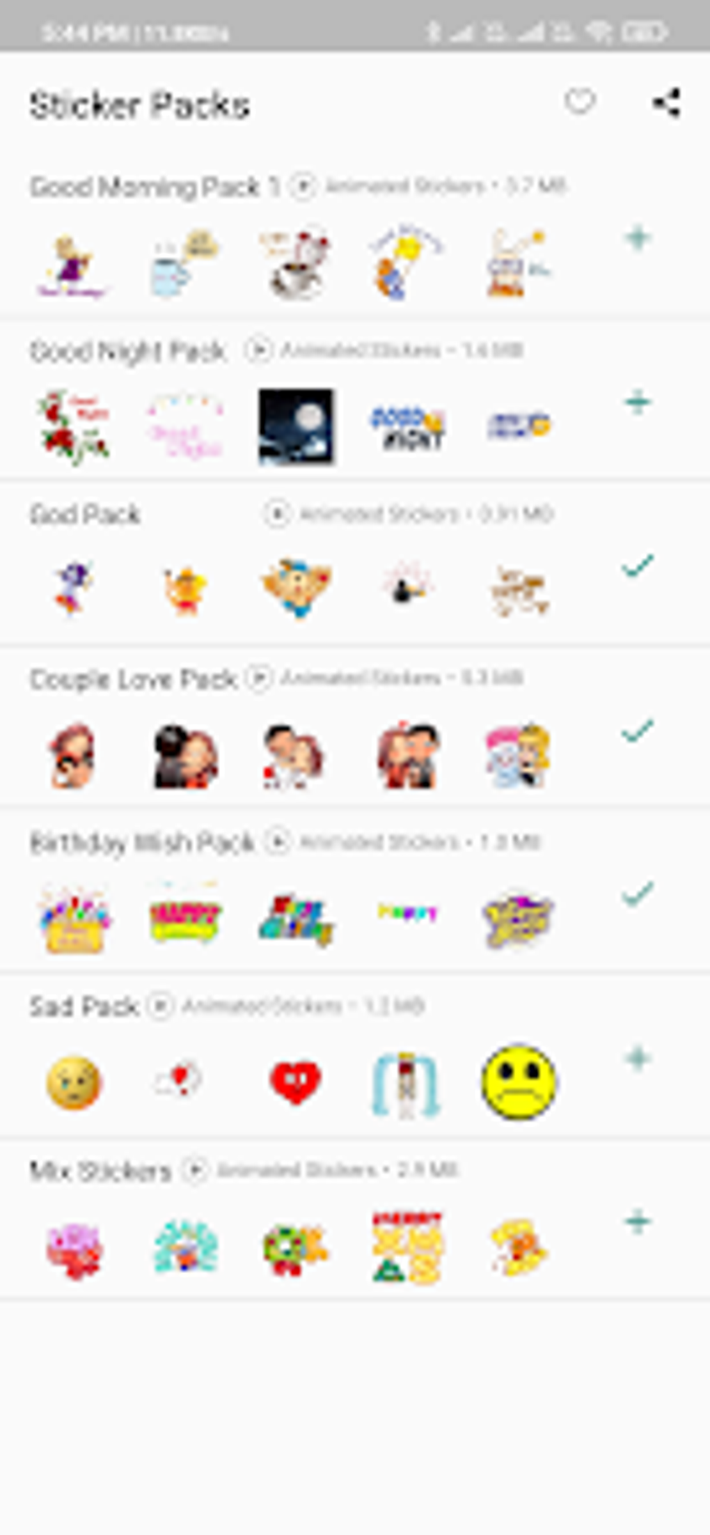 Animated Sticker for WhatsApp per Android - Download