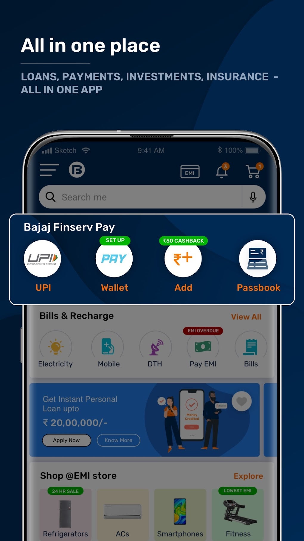 Bajaj Finserv UPI Pay Loans For Android Download