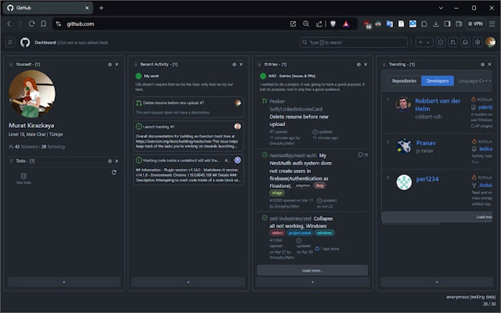 AAD - Highly Customizable GitHub Google Chrome 용 - 확장 프로그램 다운로드