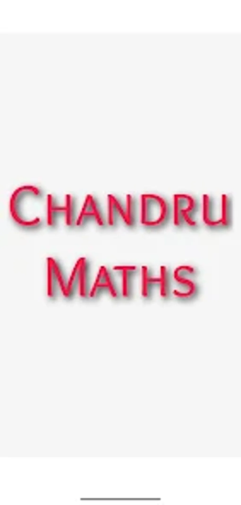 Chandru Maths para Android - Download