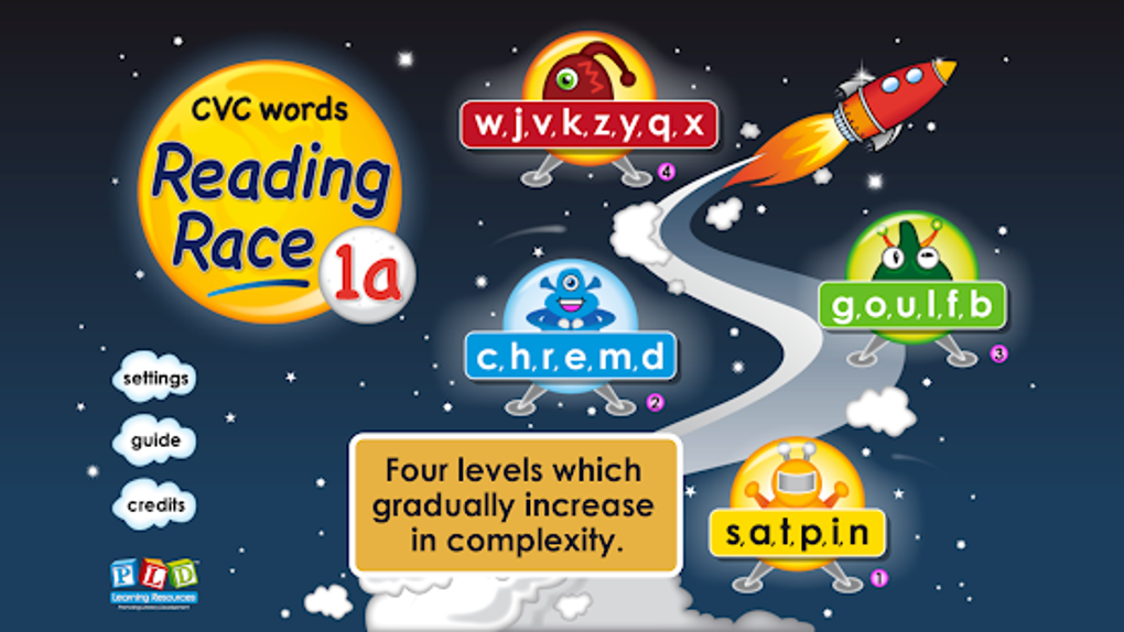 Reading Race 1a: CVC words for Android - Download