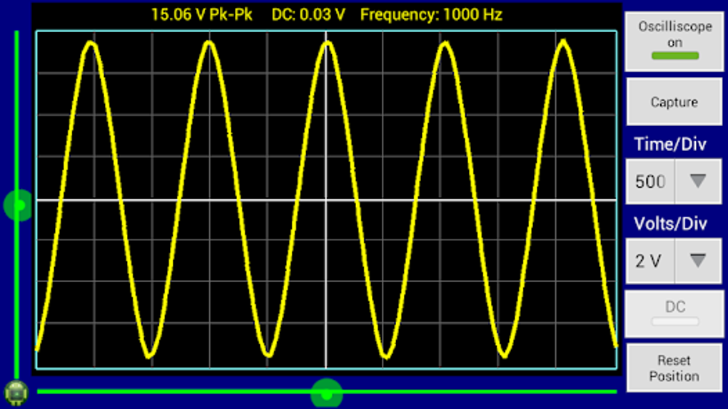 Jeremys Oscilloscope per Android - Download