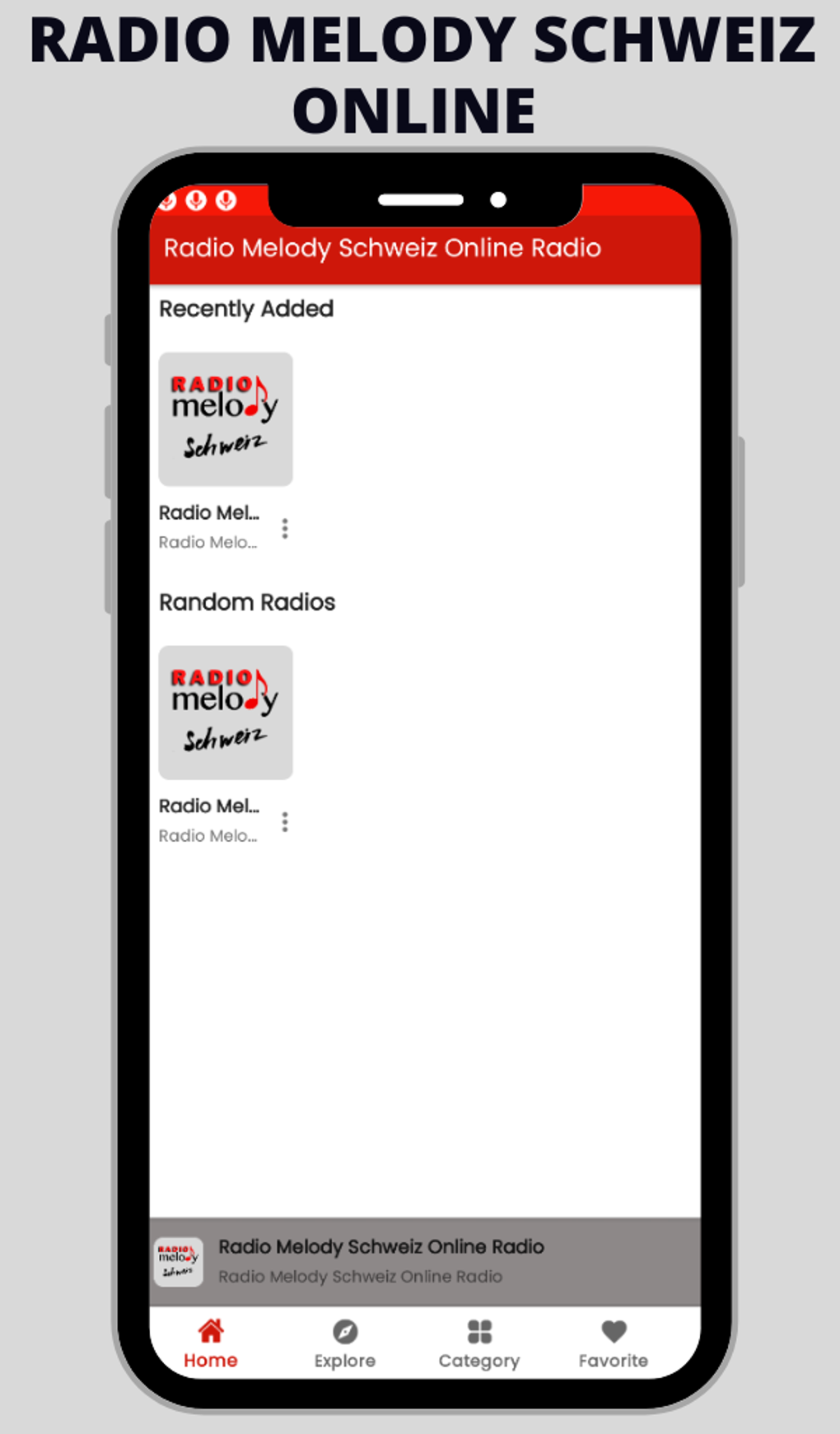 Radio Melody Schweiz Online für Android - Download