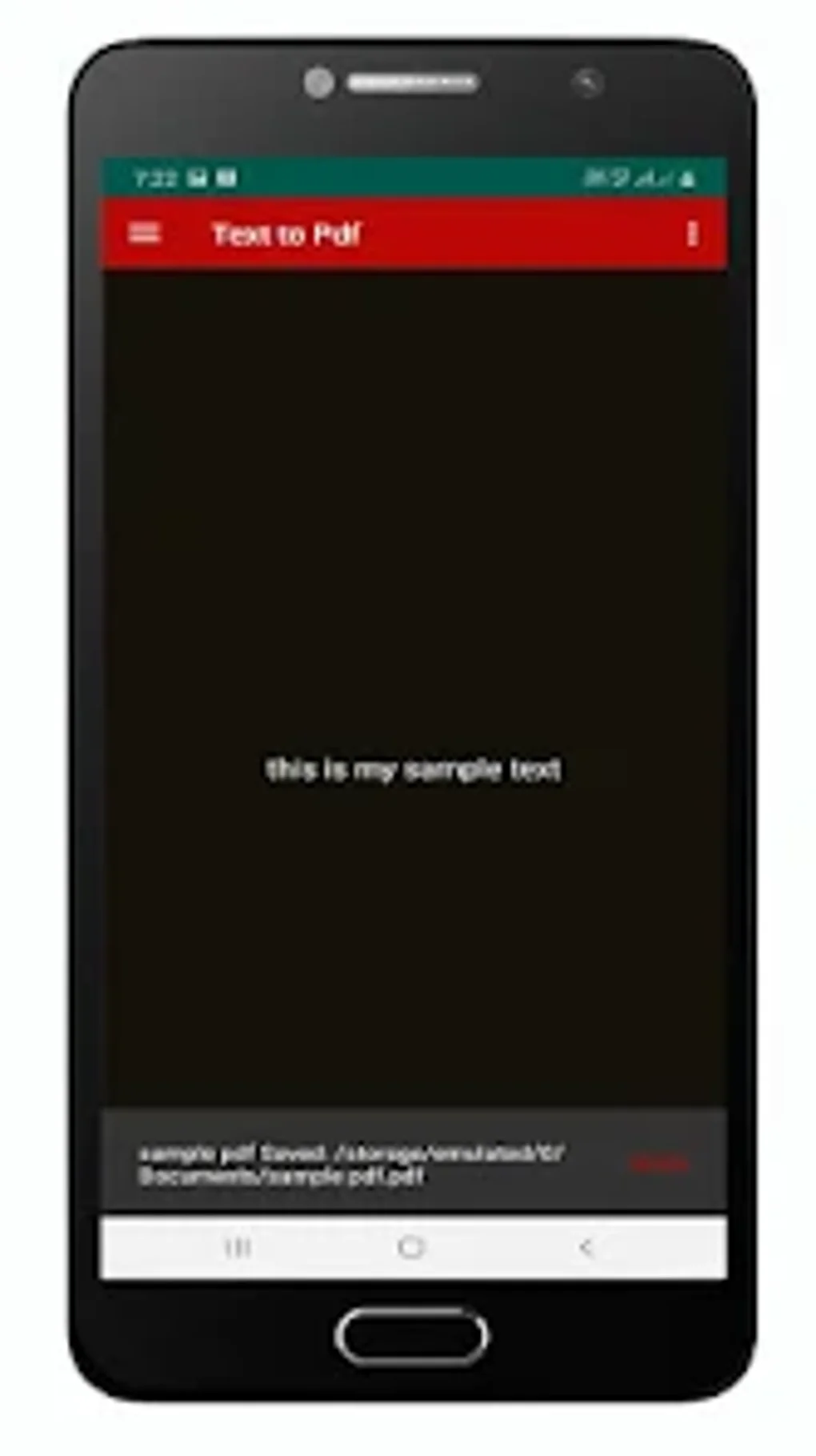 Text To Pdf Converter pour Android - Télécharger