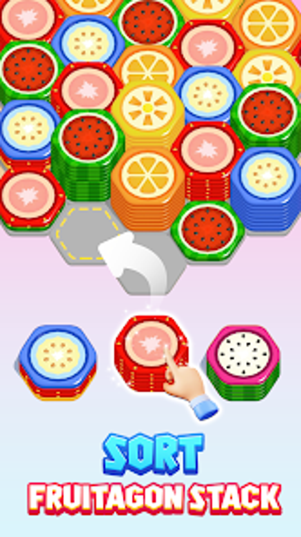 Fruitagon: Stack Sort per Android - Download