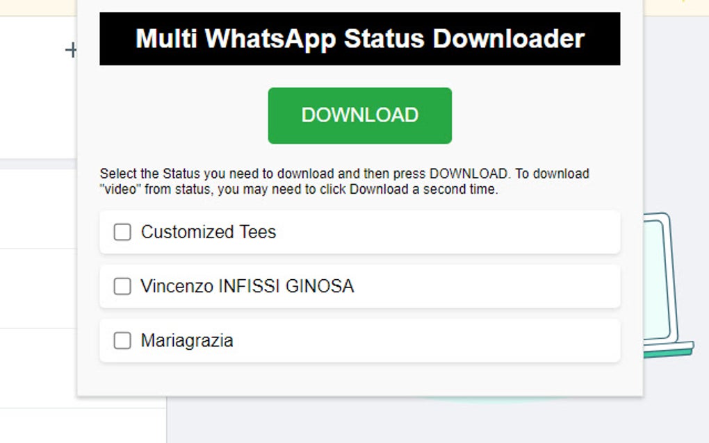 Multi WhatsApp Status Downloader for Google Chrome - Extension Download