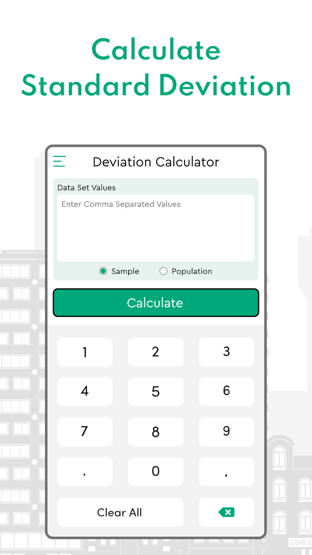 Calculate Standard Deviation لنظام iPhone - تنزيل Calculate Standard Deviation لنظام iPhone - تنزيل