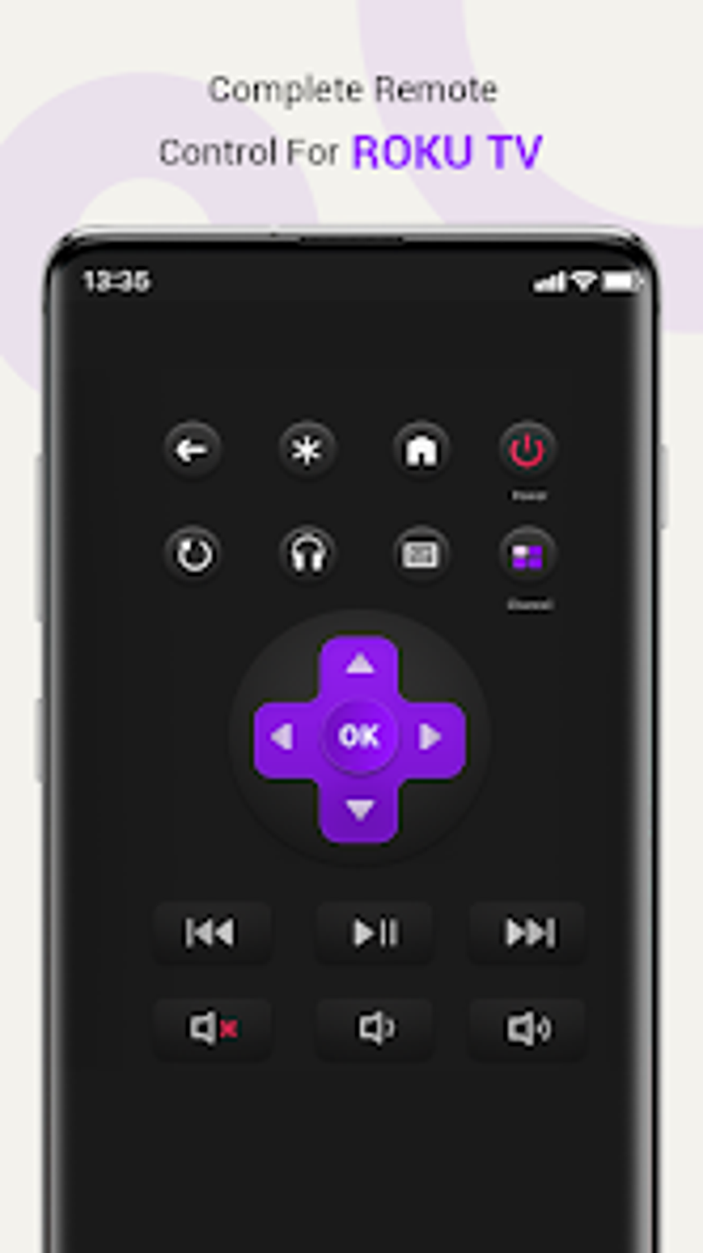 Android için TV Remote Control for Roku TVs - İndir