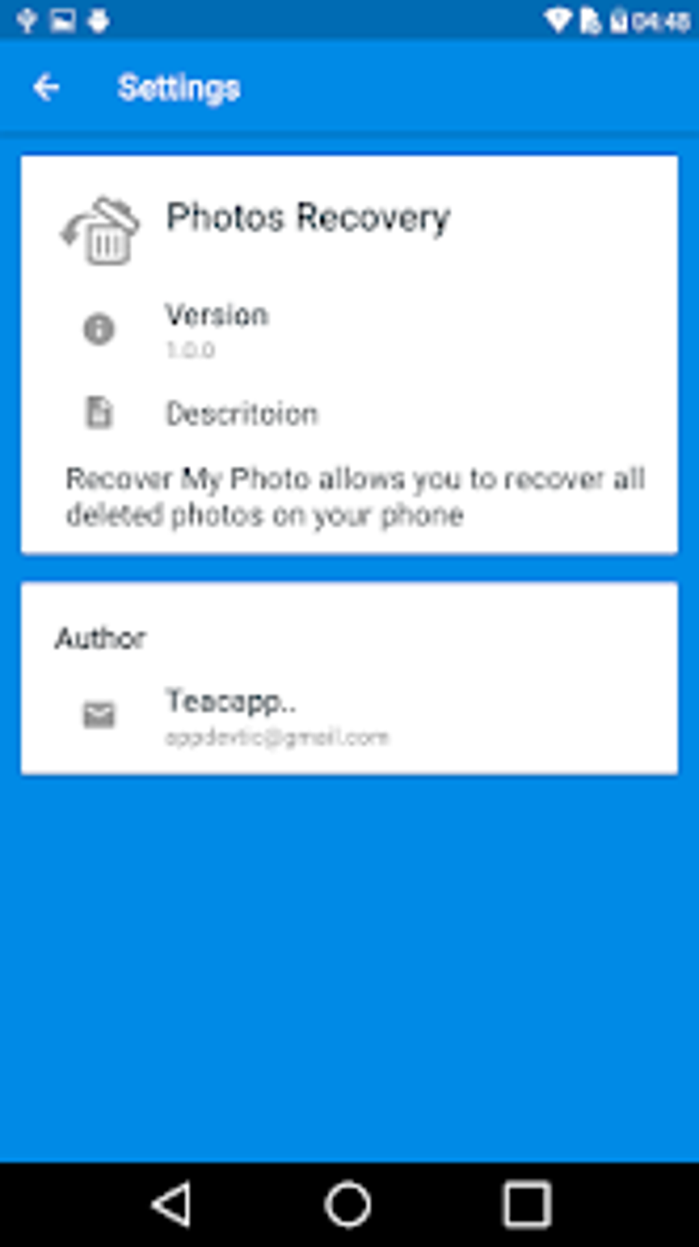 Recover My Photo for Android - Download
