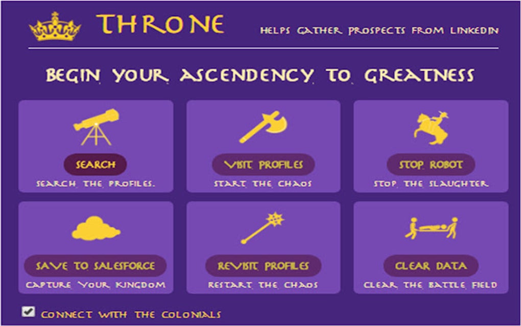 THRONE Beta pour Google Chrome - Extension Télécharger