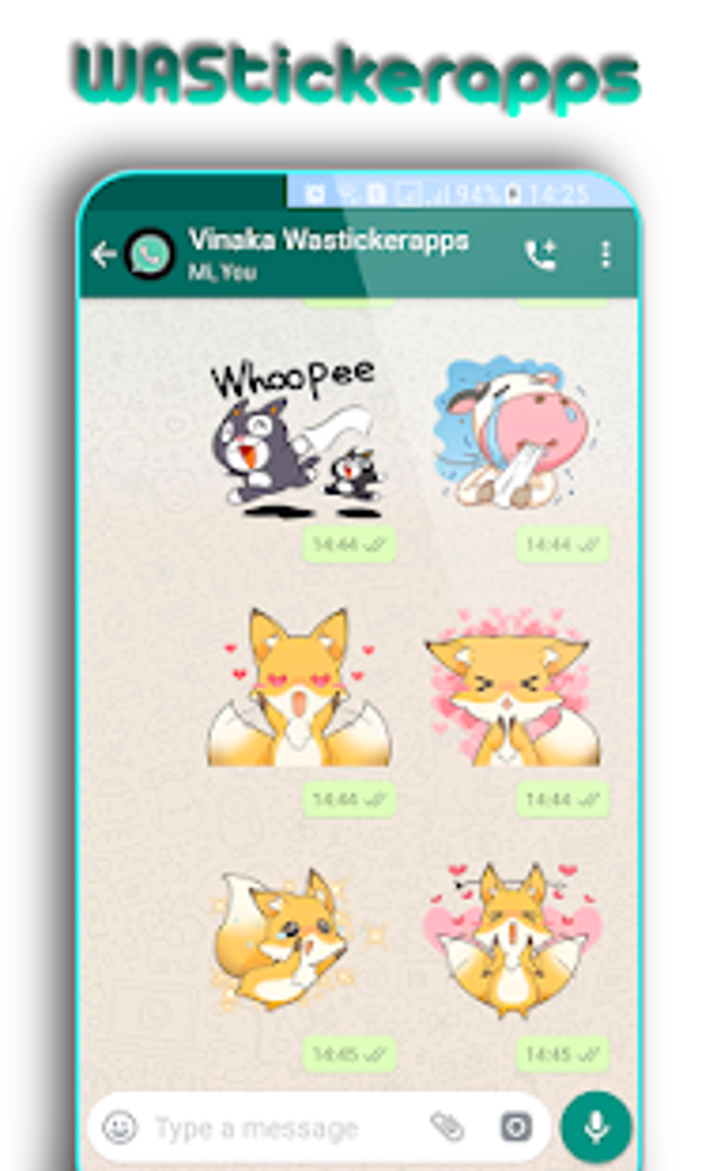 WAStickerApps: Cute Animal Stickers für Android - Download