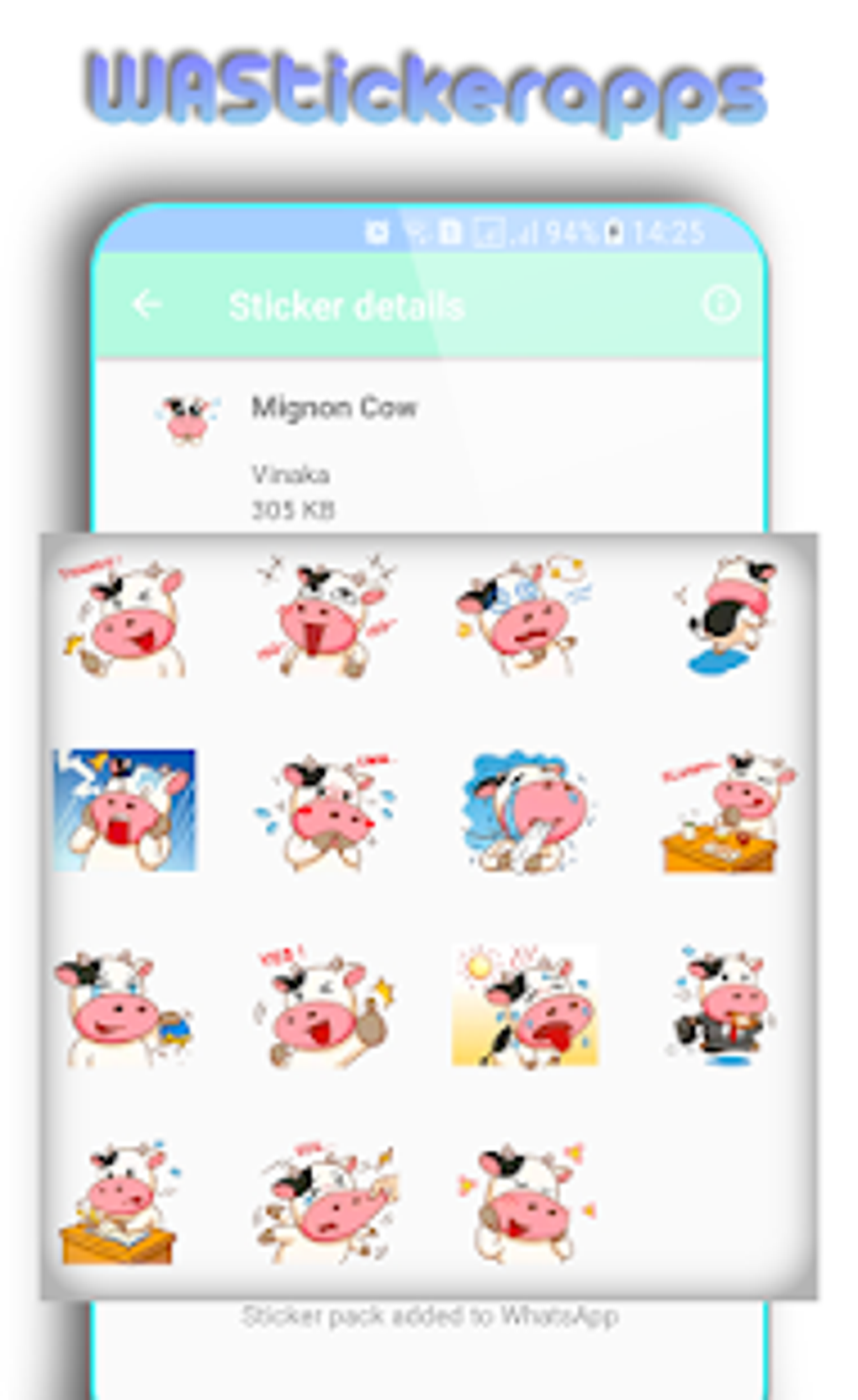 WAStickerApps: Cute Animal Stickers für Android - Download