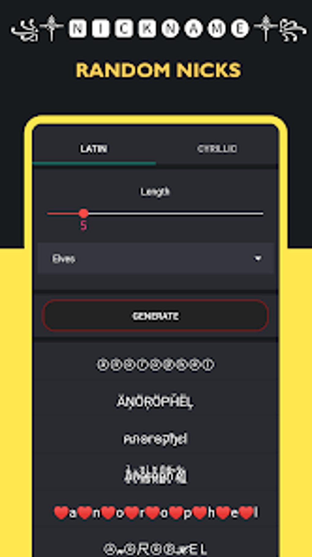 Nickname Generator Name Style For Android Download Nickname Generator Name Style For Android Download