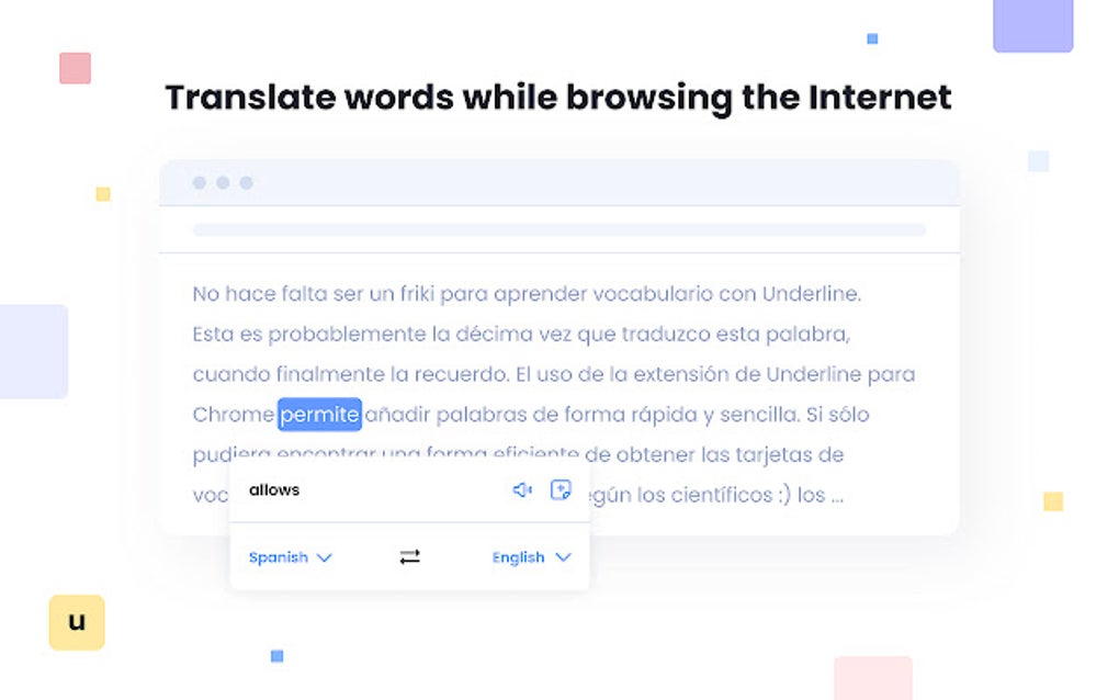 Underline para Google Chrome - Extensión Descargar