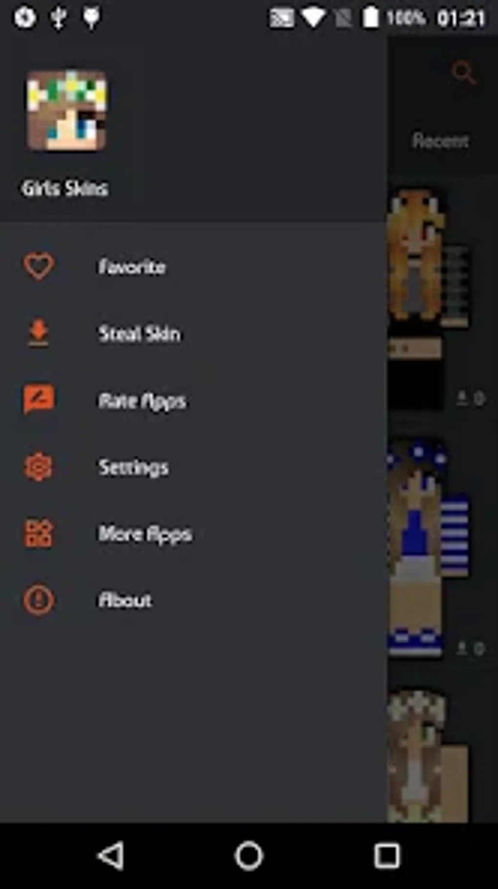 Girls Skins for Minecraft PE for Android - Download