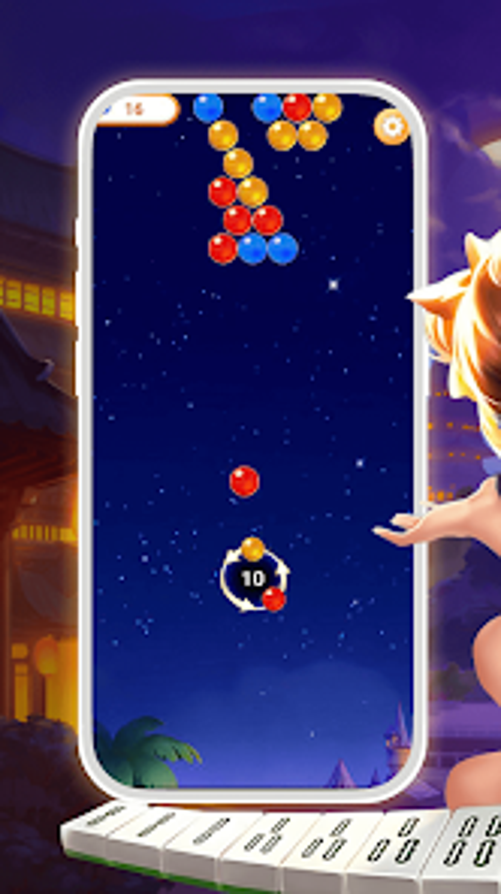 Android için Mahjong Bubble Crush - İndir