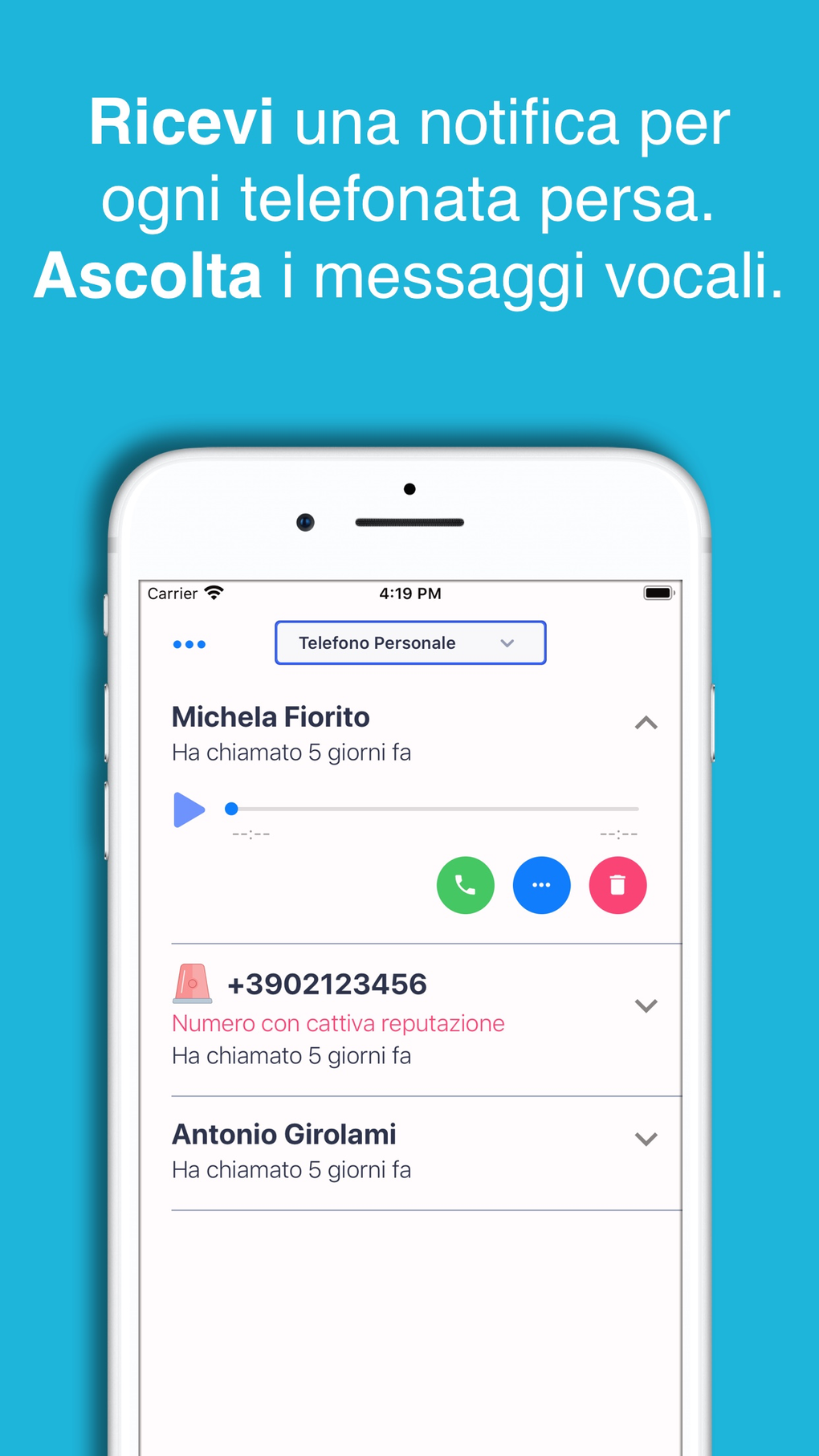 Freesegreteria Telefonica pour iPhone - Télécharger