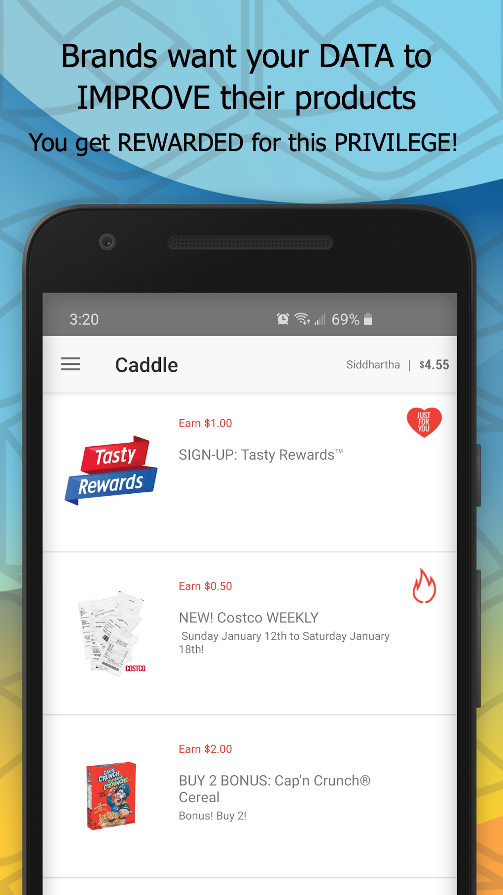 Caddle: Cash Back Rebates for Android - Download
