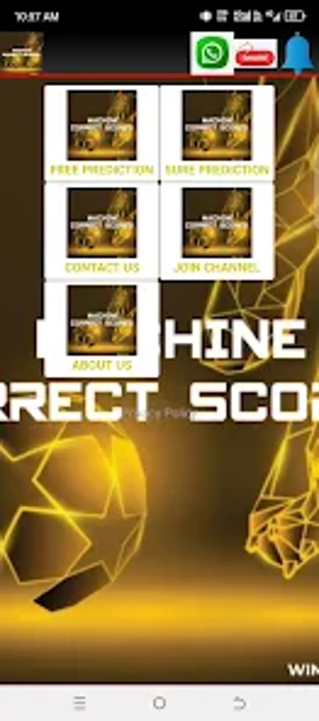 Machine Correct Scores สำหรับ Android - ดาวน์โหลด