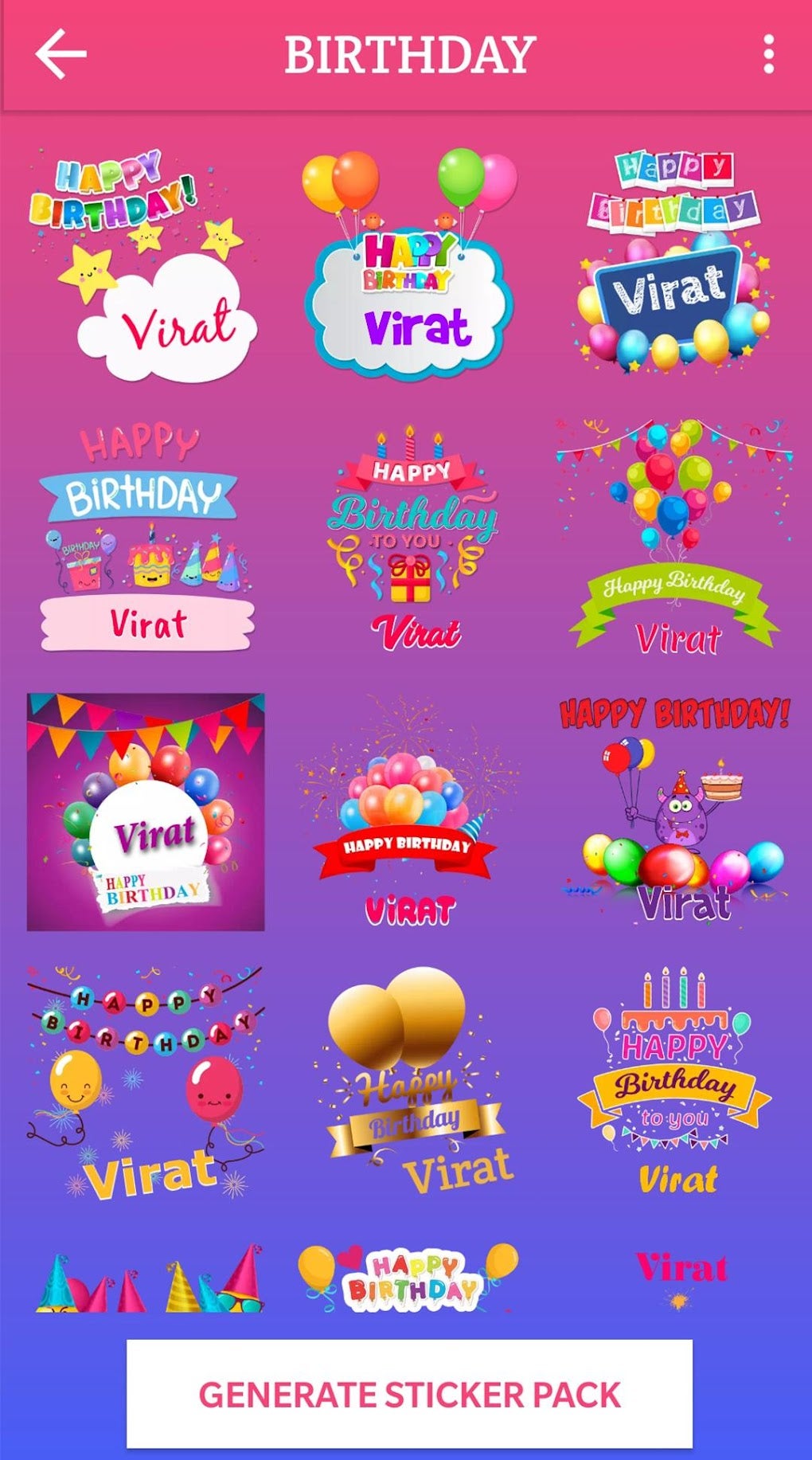 Name Sticker Maker - Chat Stickers for Android - Download