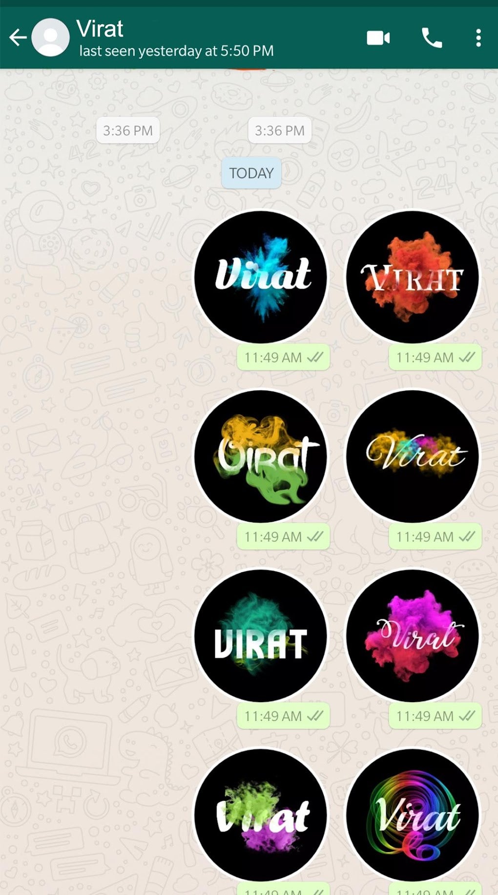 Name Sticker Maker - Chat Stickers for Android - Download