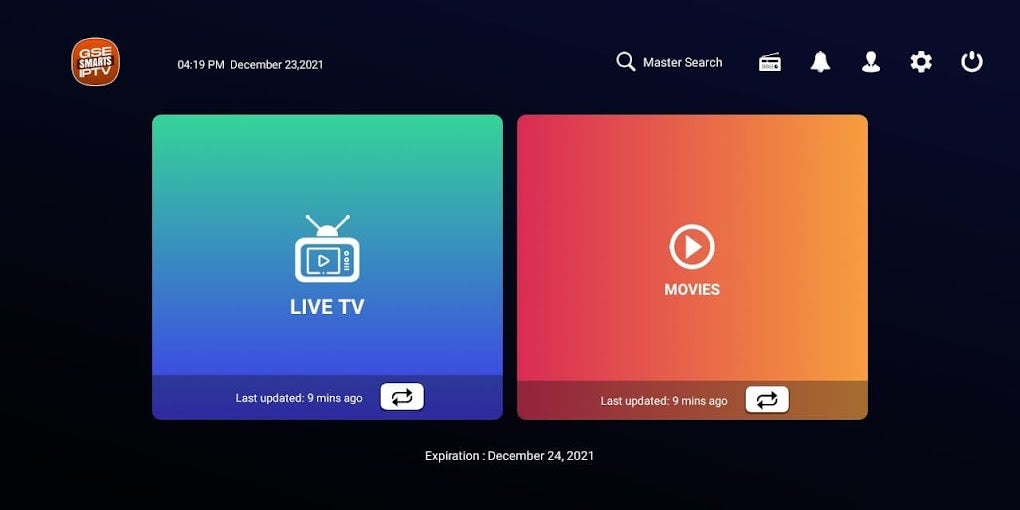 GSE SMARTS IPTV PLAYER para Android - Descargar