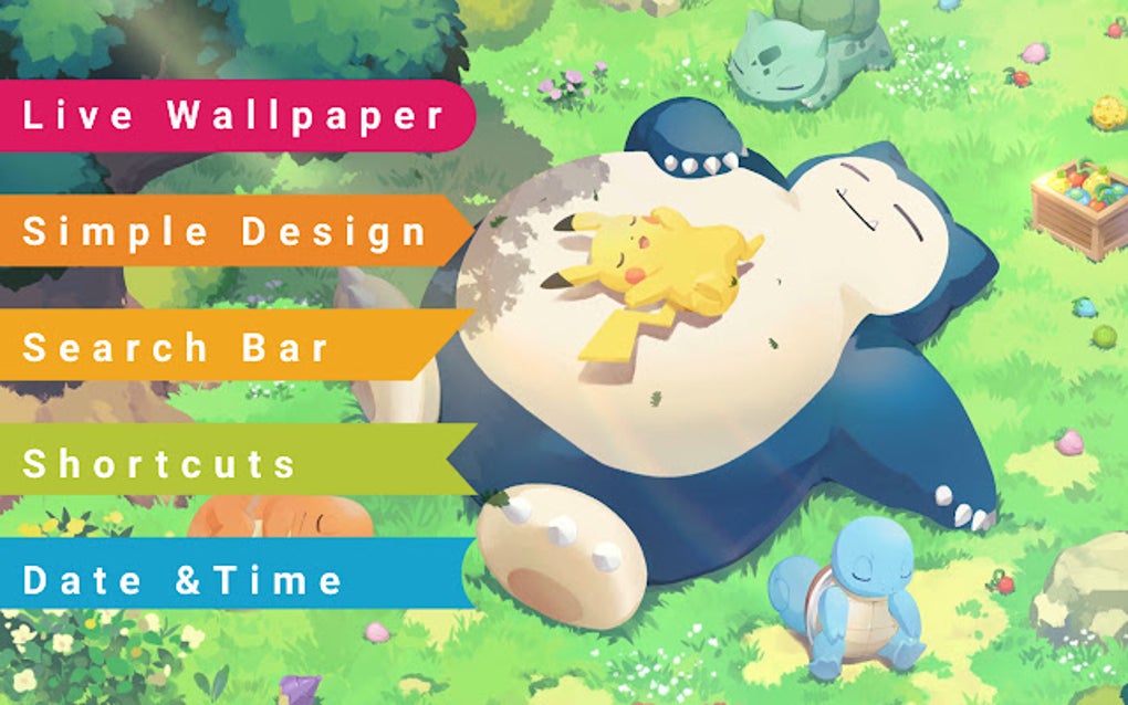 Pokemon Nap Time Live Wallpaper Google Chrome için - Eklenti İndir