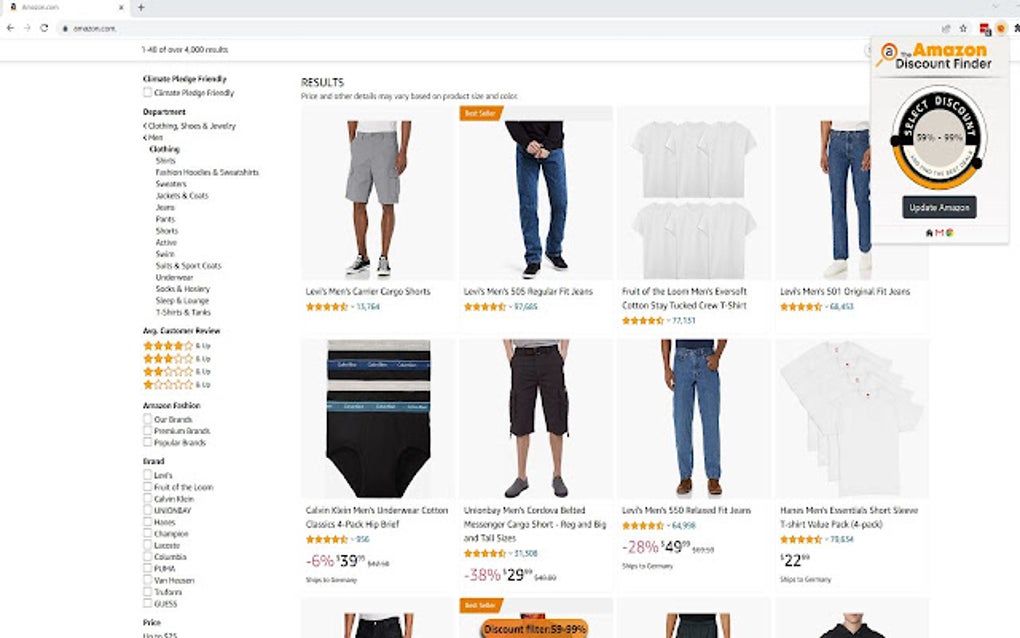 Amazon Discount Filter Search for Google Chrome - Extension Download