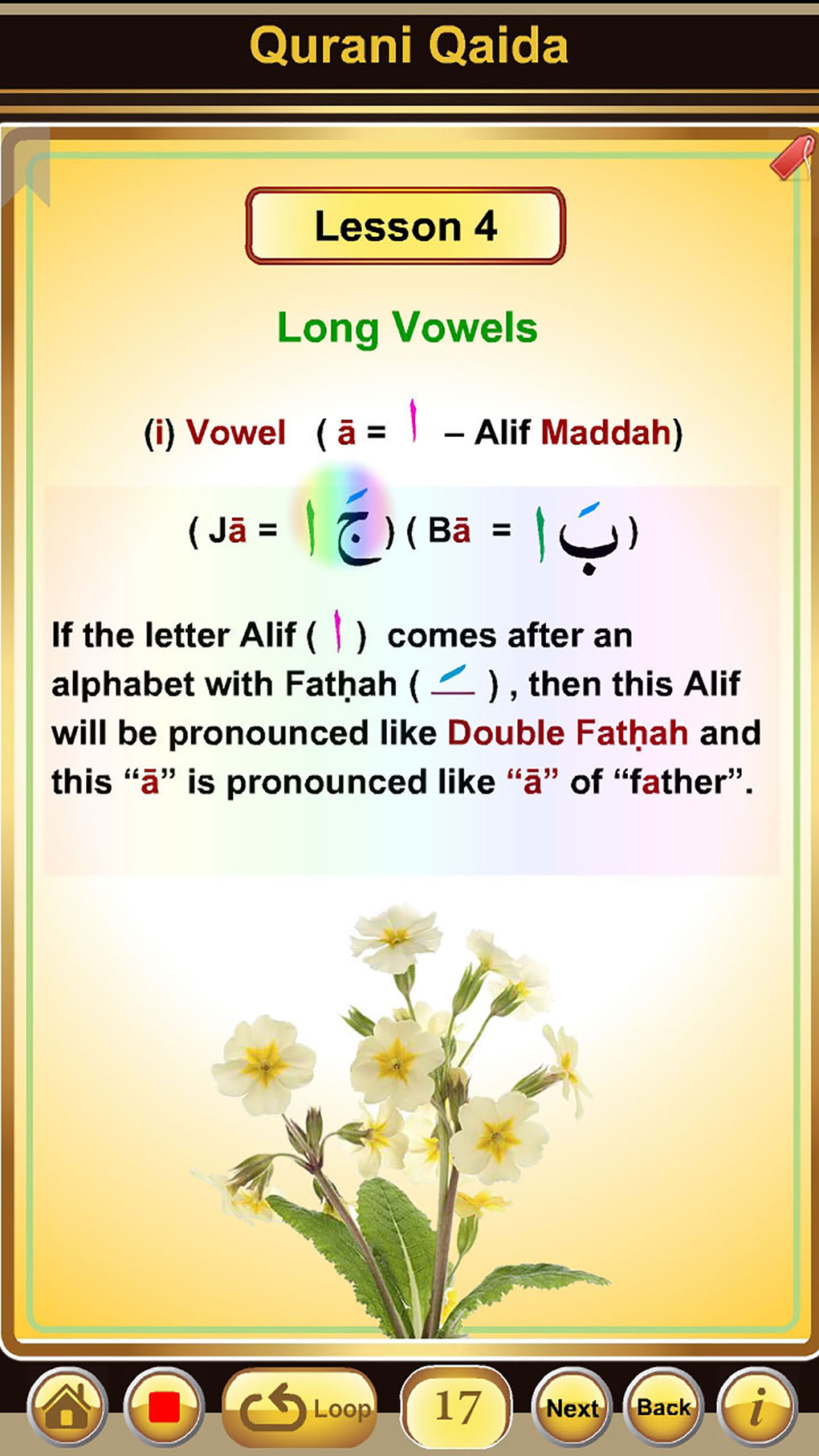 Qurani Qaida Arabic-English per iPhone - Download