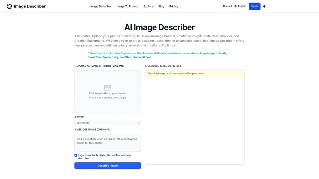 ImageAI for AI Writing assistant: review, features & use cases