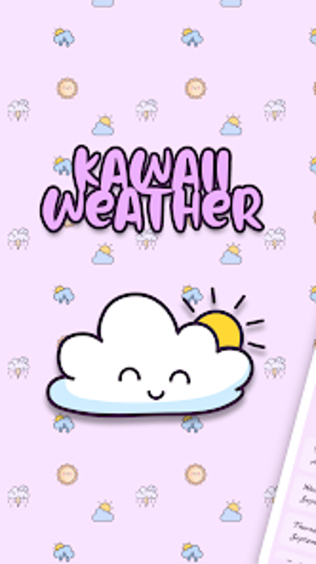 Kawaii Cute Weather Forecast for Android - Download