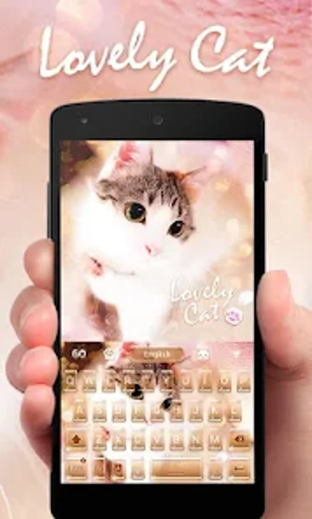 Lovely Cat Keyboard Theme for Android - Download