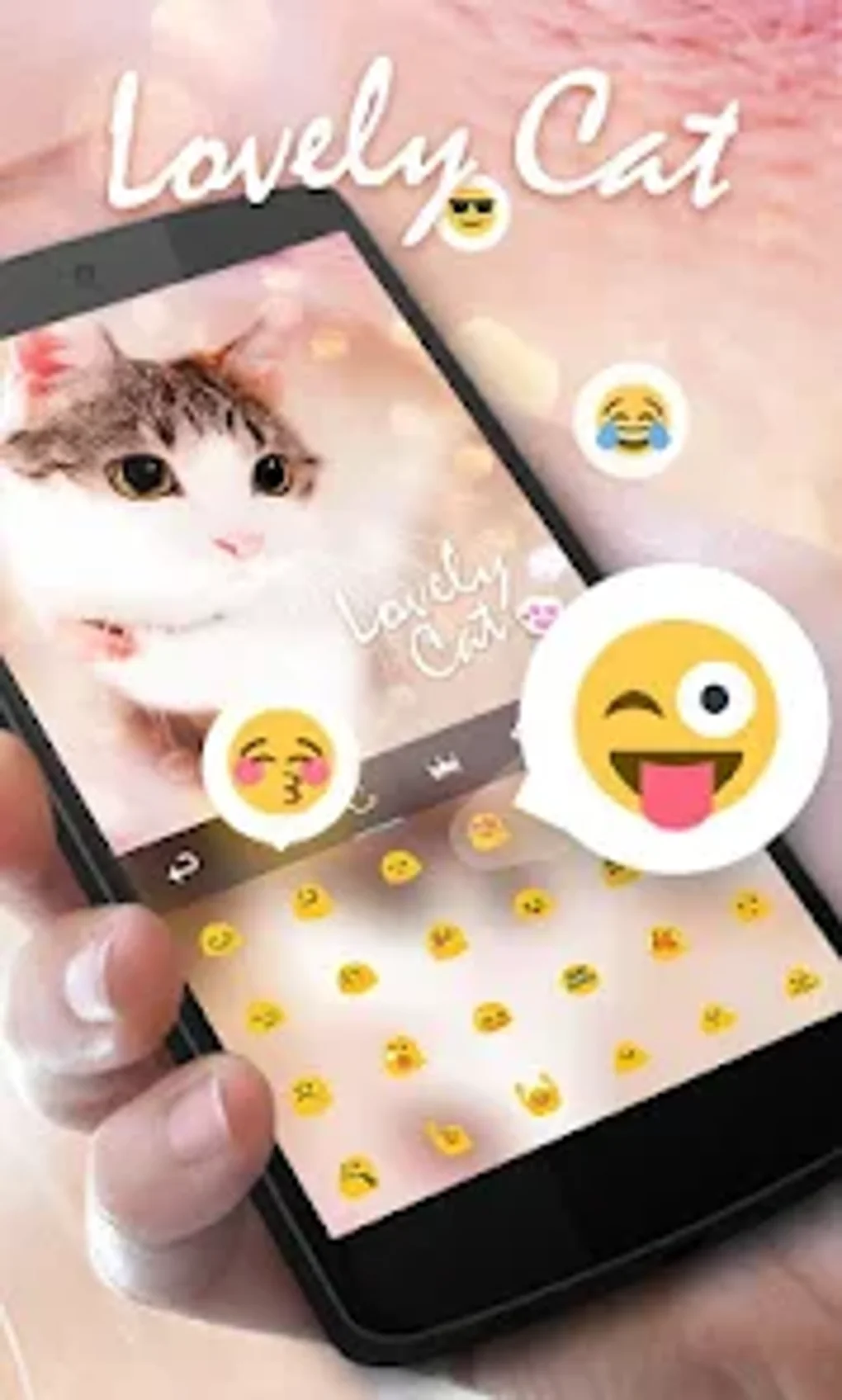 Lovely Cat Keyboard Theme for Android - Download