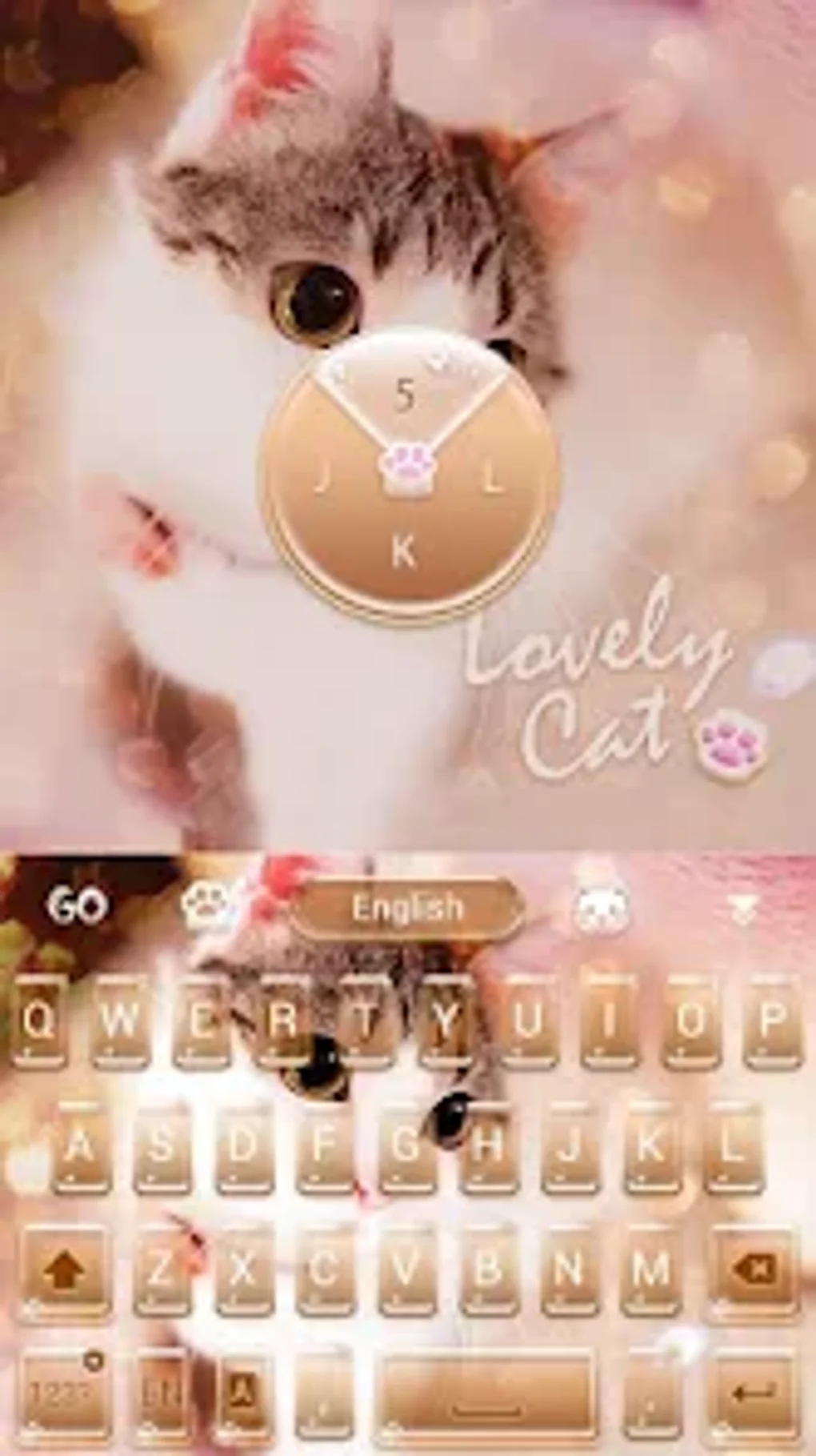 Lovely Cat Keyboard Theme for Android - Download