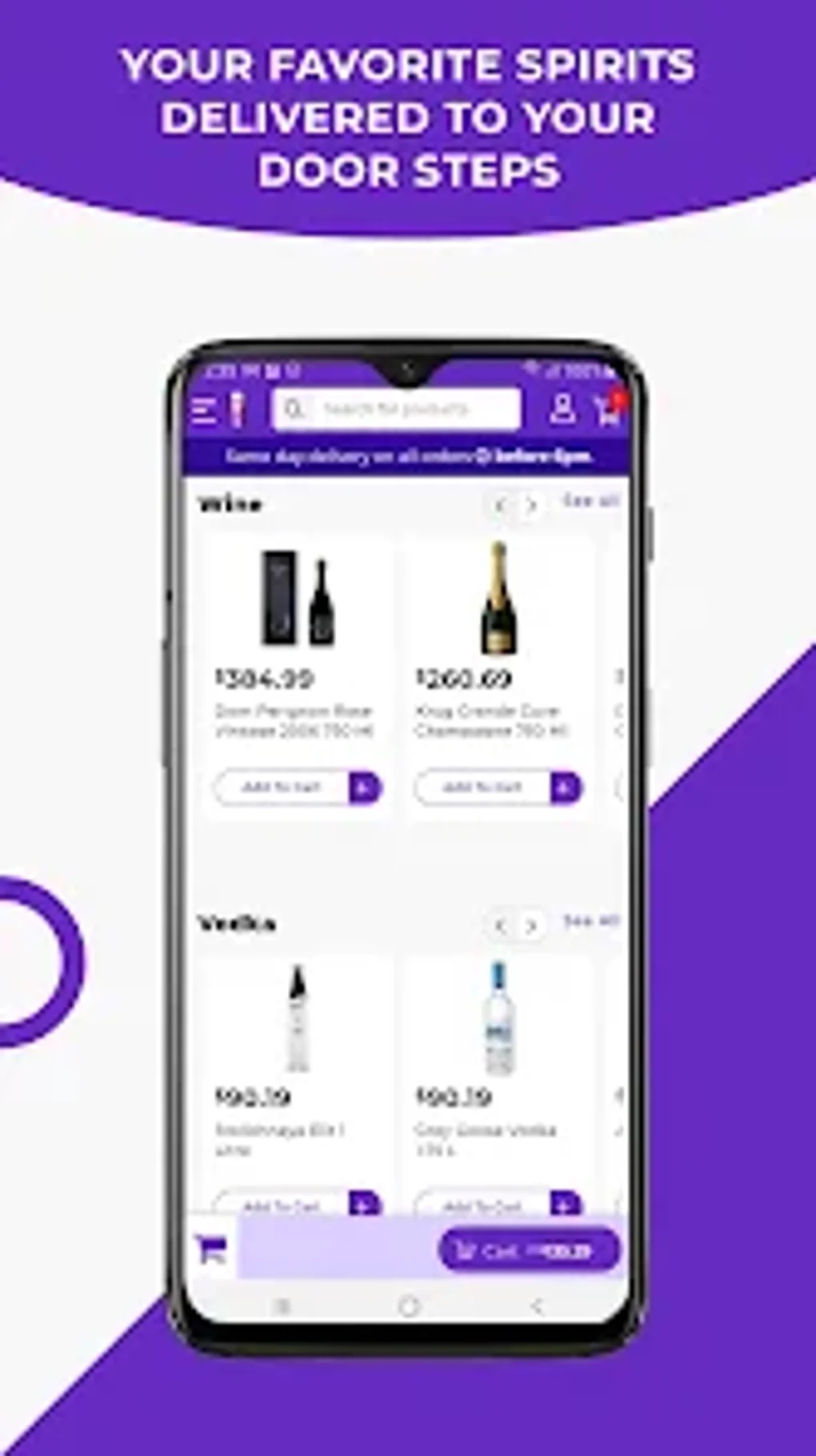 Spirits - Alcohol Delivery for Android - Download