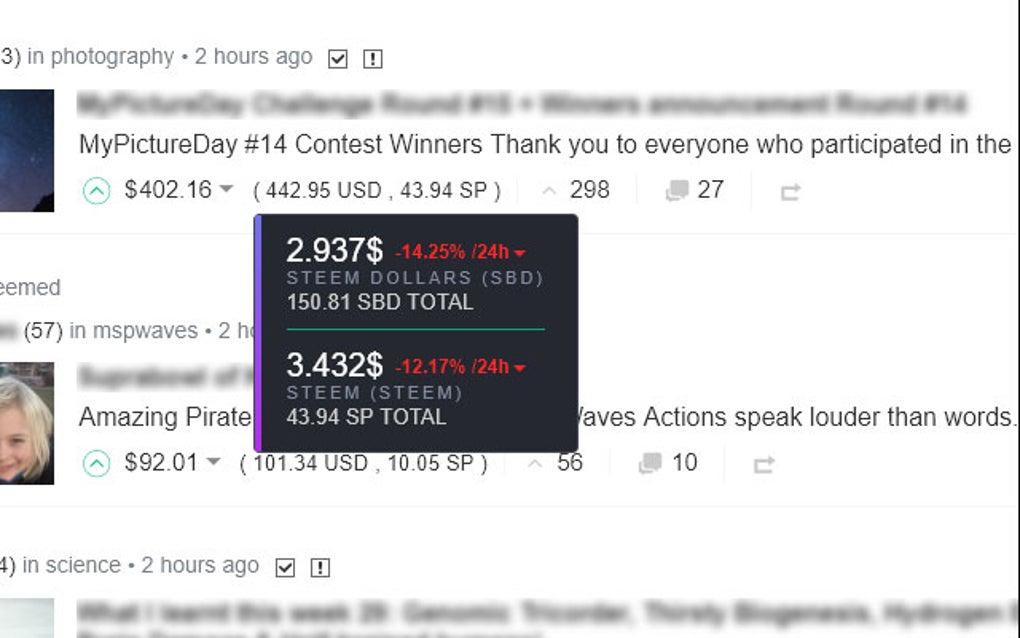 Steemit UI/UX enhancement suite Google Chrome 용 - 확장 프로그램 다운로드